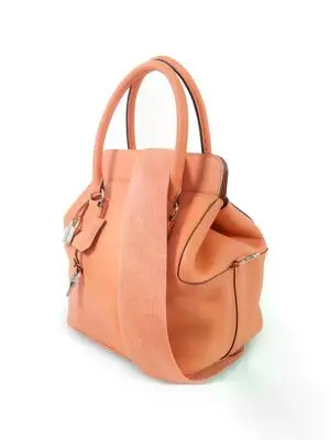 Hermès Toolbox Leather Shoulder Bag - Orange