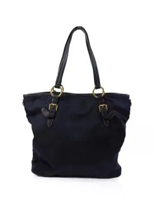 Prada Buckled Shoulder Bag - Blue