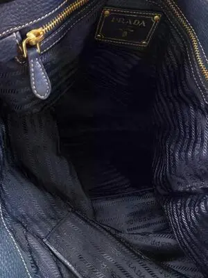 Prada Buckled Shoulder Bag - Blue