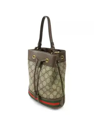 Gucci Ophidia Monogram Bucket Bag