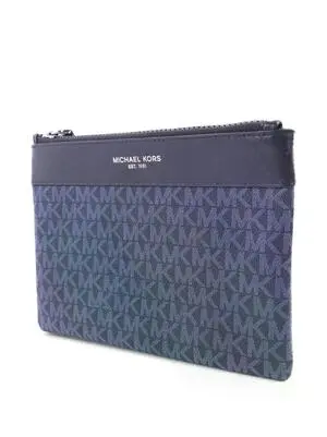 Michael Kors Monogram Pattern Clutch Bag