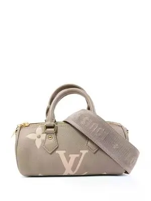 LOUIS VUITTON Papillon Bb Monogram Empreinte Tote Bag - Neutrals