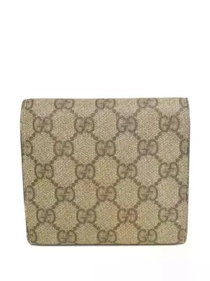 Gucci Gg Supreme Wallet - Neutrals