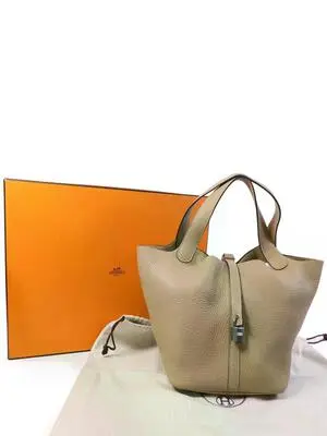 Hermès Leather Tote Bag