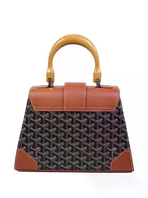 Goyard Saigon Structured Handbag - Brown