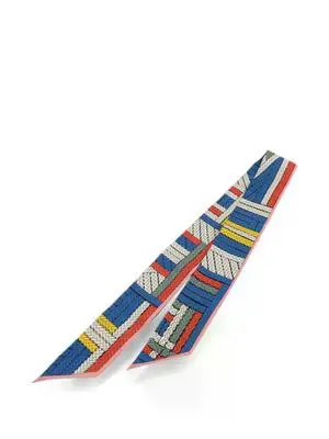Hermès Silk Print Scarf - Blue