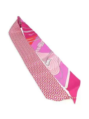 Hermès Silk Scarf - Pink