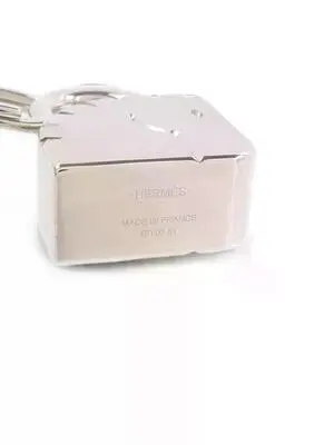 Hermès Tone Horse Head Padlock Keyring
