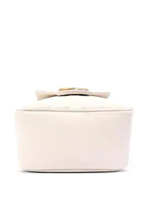 Gucci Mini Gg Marmont Bucket Bag - Neutrals