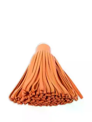 Hermès Carmen Gm Tassel Charm With Silver-tone Hardware - Orange