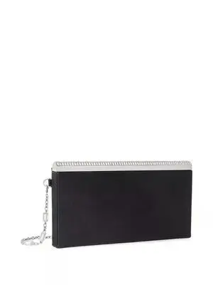 Judith Leiber Grace Crystal-embellished Satin Clutch