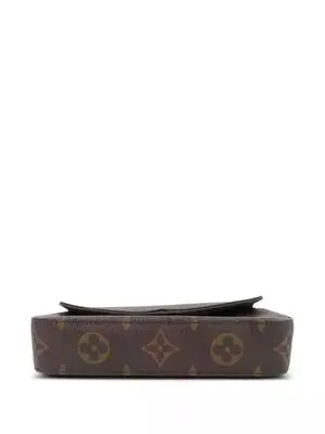 LOUIS VUITTON Monogram Felicie Strap & Go Shoulder Bag - Brown