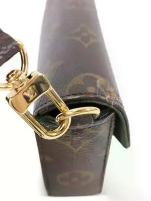 LOUIS VUITTON Monogram Felicie Strap & Go Shoulder Bag - Brown