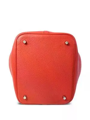 Hermès Picotin Clemence Tote Bag - Red