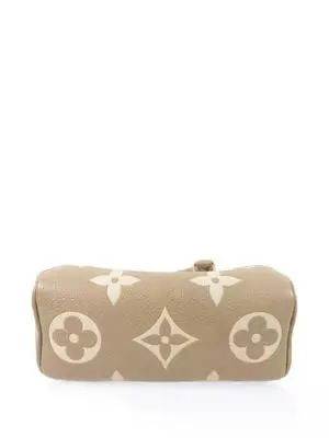 LOUIS VUITTON Nano Speedy Monogram Empreinte Tote Bag - Neutrals