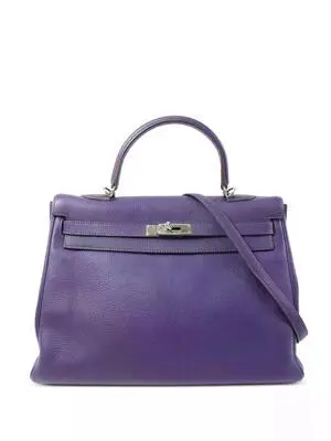 Hermès 35 Kelly Tote Bag - Purple