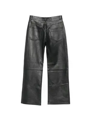HAIKURE Leather Five-pocket Trousers
