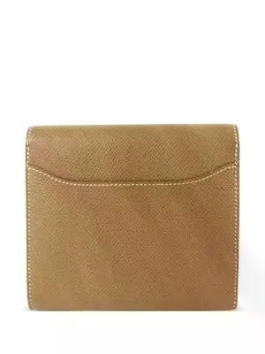 Hermès Constance Compact Leather Wallet - Neutrals
