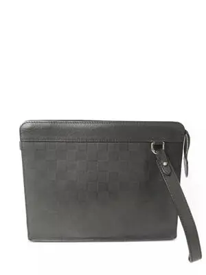 LOUIS VUITTON Damier Infini Stand Pouch Clutch Bag