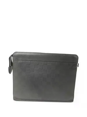 LOUIS VUITTON Damier Infini Stand Pouch Clutch Bag