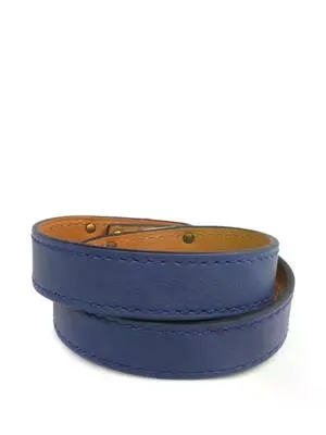 Hermès Kelly Double Tour Leather Bracelet - Gold