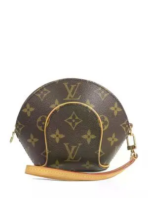 LOUIS VUITTON Mini Ellipse Monogram Pouch Wristlet