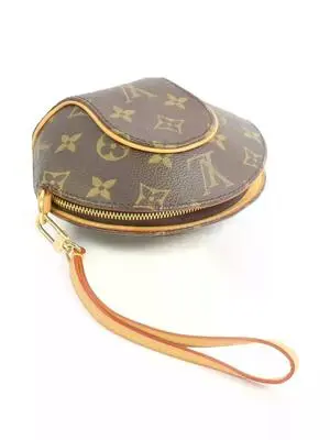 LOUIS VUITTON Mini Ellipse Monogram Pouch Wristlet