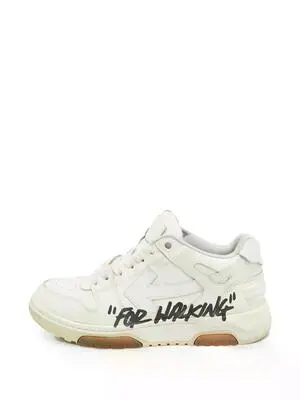 Off-white Round Toe Sneakers For Women