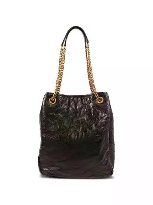 Saint Laurent Small Niki Leather Bucket Bag
