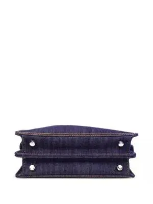 Fendi Small Peekaboo Iseeu Denim Tote Bag