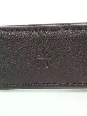 Prada Saffiano Leather Belt With Silver-tone Hardware
