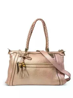 Gucci Metallic Pebbled Tote Bag