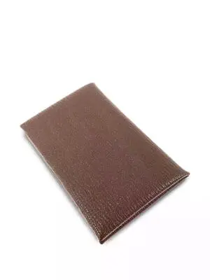 Hermès Calvi Leather Cardholder - Brown