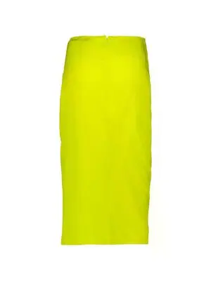 Stella McCartney Draped Midi Skirt - Yellow