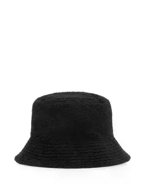 MAISON MARGIELA Reversible Teddy Nylon Bucket Hat - Black