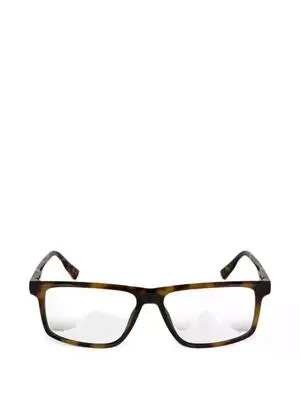 Lacoste Rectangle Frame Eyeglasses - Brown