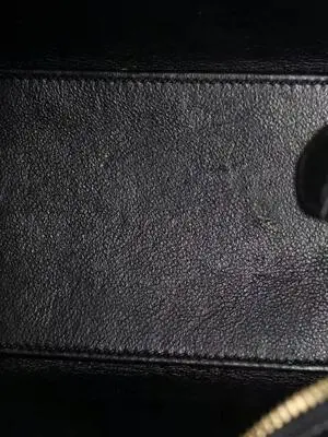 Celine Luggage Bag Lizard And Leather Nano Tote Bag - Black