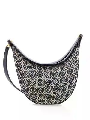 Loewe Luna Anagram Jacquard Hobo Bag - Blue