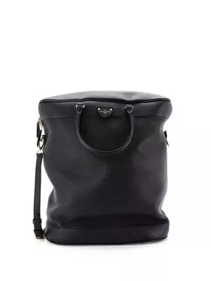 LOUIS VUITTON Taurillon Leather Gm Satchel - Black