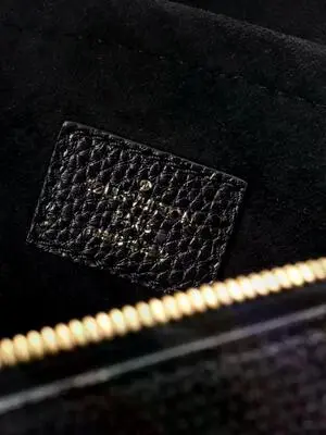 LOUIS VUITTON Taurillon Leather Gm Satchel - Black