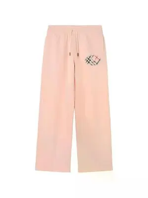 Burberry Checked Sports Pants For Women
