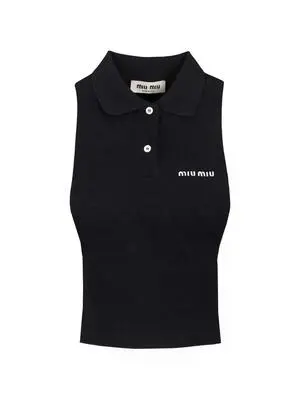 Miu Miu Straight Hem T-shirts For Women