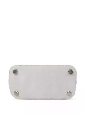 Balenciaga Logo-print Leather Shoulder Bag - White