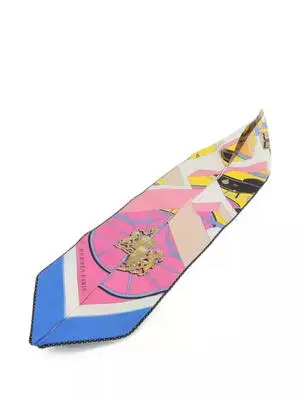 Hermès Twilly Graphic-print Scarf - Pink