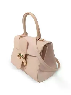 Delvaux Mini Brillant Leather Shoulder Bag - Pink