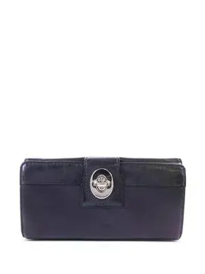 COACH VINTAGE Turn-lock Bi-fold Wallet - Black