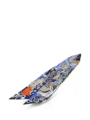Hermès Twilly Floral-print Scarf