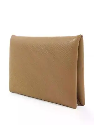 Hermès Calvi Epsom Card Case - Neutrals