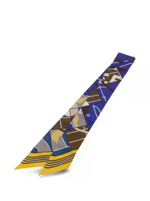 Hermès Silk Scarf - Blue