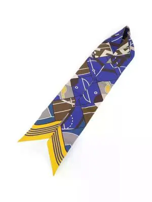 Hermès Silk Scarf - Blue